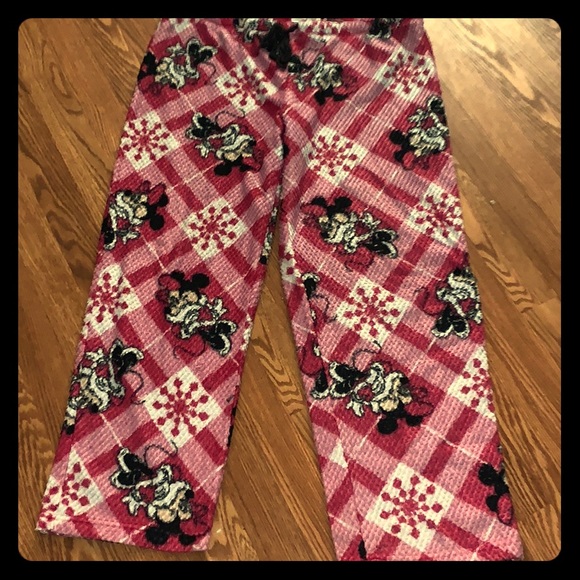 Disney | Intimates & Sleepwear | Disney Minnie Mouse Pj Pants Xl | Poshmark